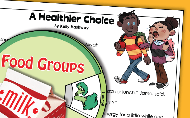 Nutrition Printable Kindergarten Worksheet